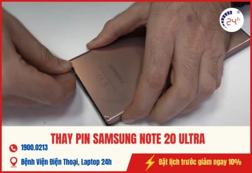 Thay pin Samsung Note 20 Ultra chính hãng, giá tốt