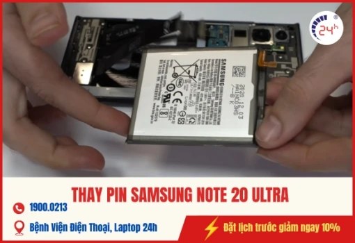 Thay pin Samsung Note 20 Ultra chính hãng, giá tốt