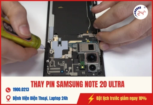 Thay pin Samsung Note 20 Ultra chính hãng, giá tốt