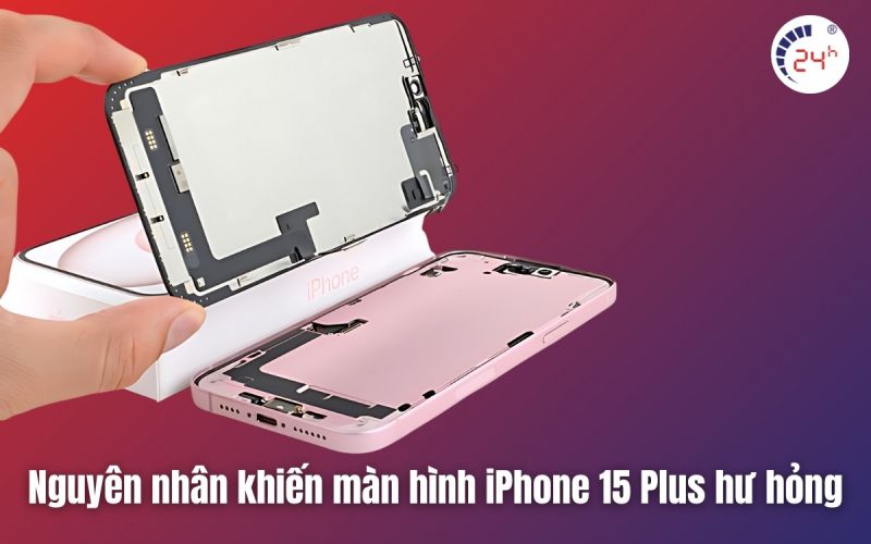 Thay màn hình iPhone 15 Plus CHÍNH HÃNG, lấy ngay, giá tốt